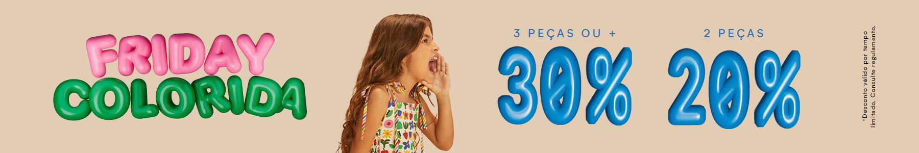 Black Friday de roupa infantil é na Fábula!!